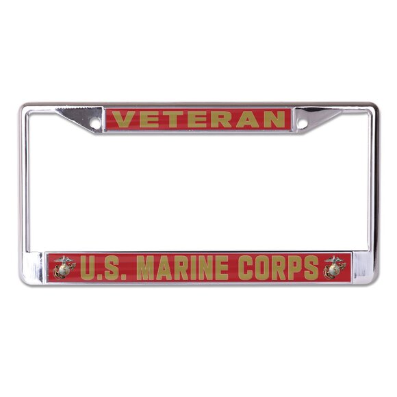 Wincraft | Other | United States Marine Corps Veteran Metal License ...